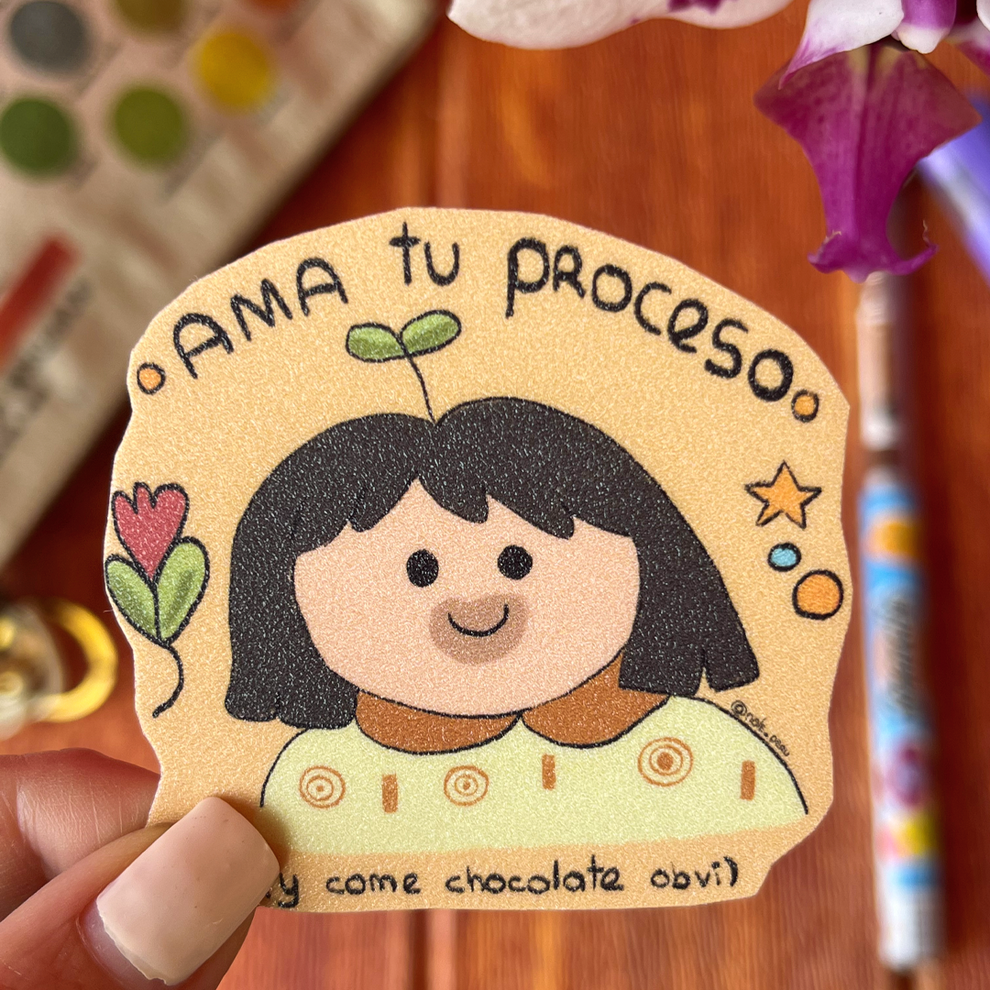 Sticker "Amando tu proceso" – nole